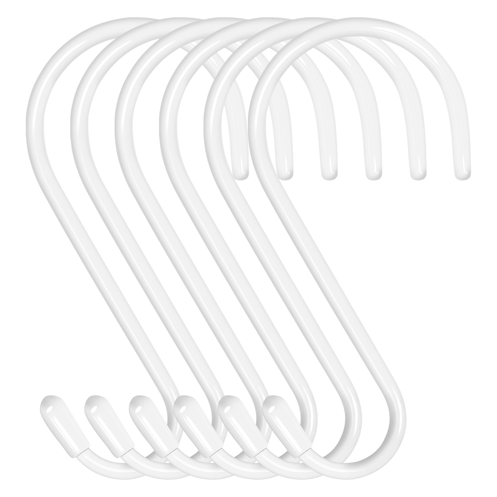 Amazon.com: Mzekgxm 6 Pack 6 inch S Hooks for Hanging Heavy Duty, Large ...