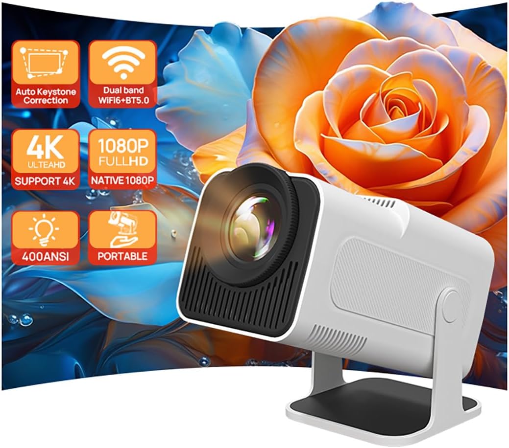 Amazon.com: [Electric Focus] Mini Projector with WiFi and Bluetooth ...