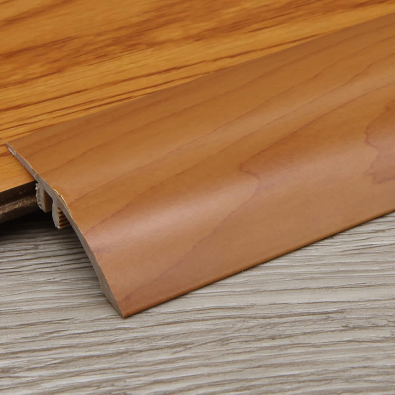 Floor Transition Strip Wood to Tile, Self Adhesive PVC Plastic ...