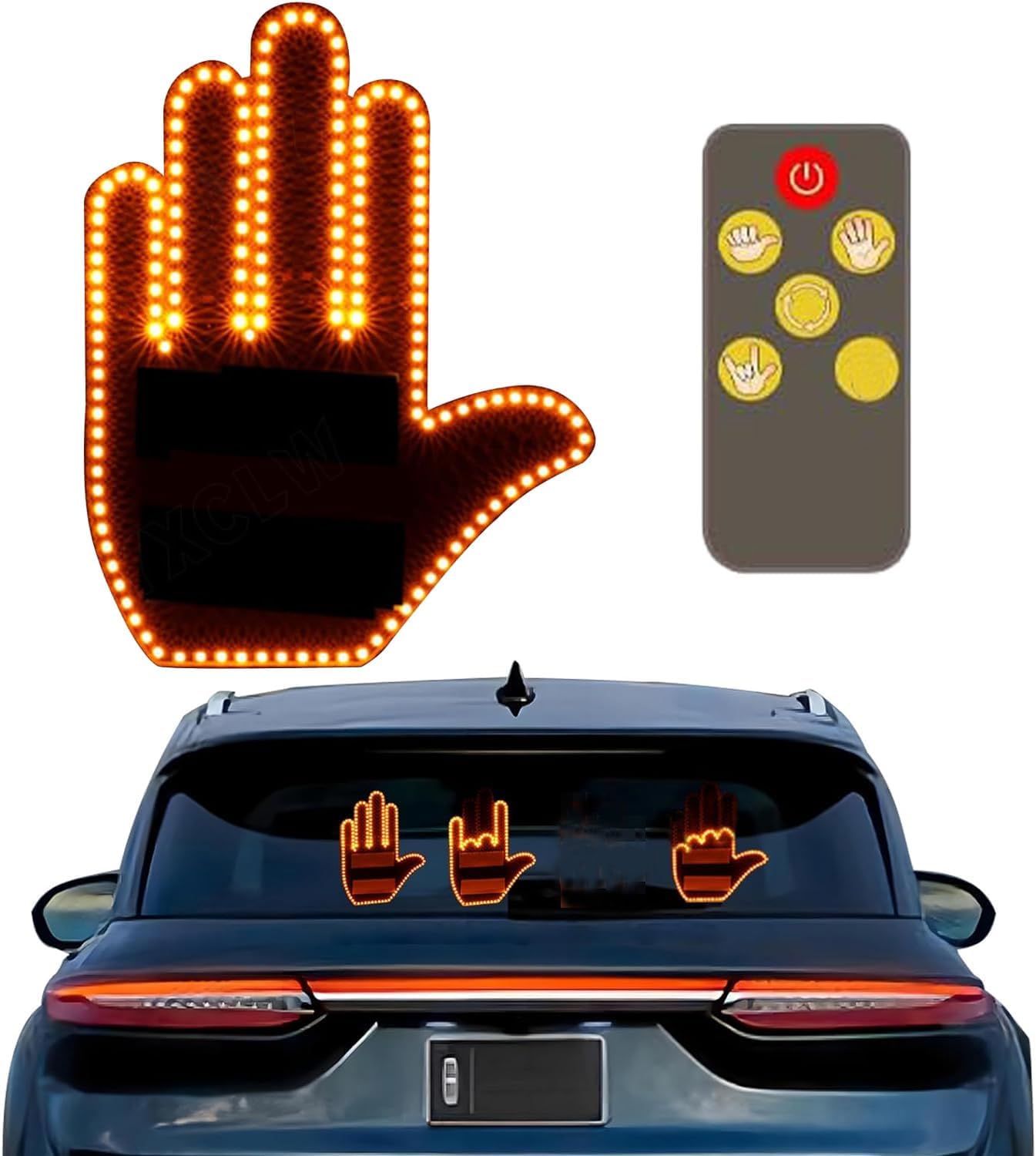 Amazon.com: Hand Gesture Light for Car, New Gesture Light LED Car Back ...