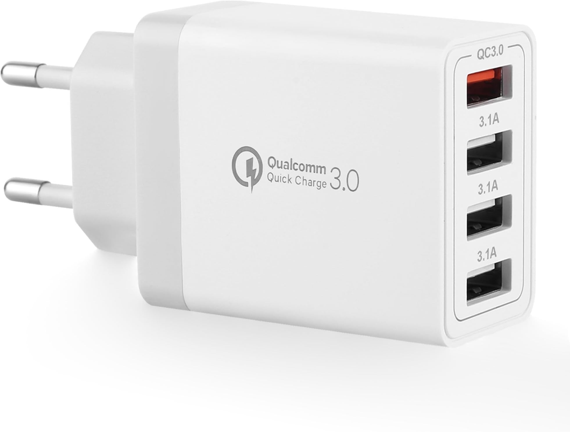 USB Ladegerät Stecker, 4-Ports USB Ladeadapter Netzteil mit 33W ...