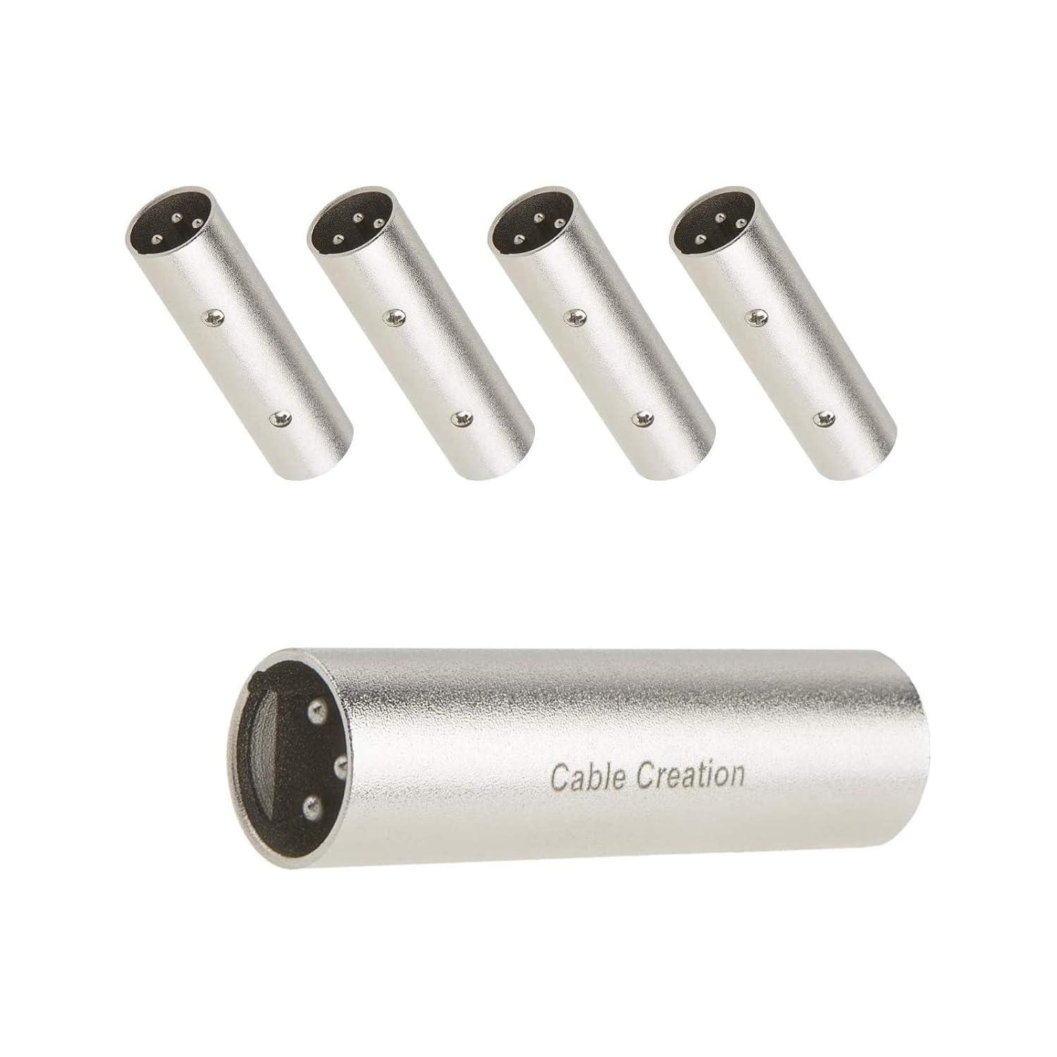 Amazon.com: CableCreation XLR Male to Male, [5-Pack] XLR 3 Pin Male to ...
