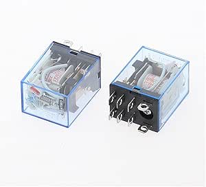 Amazon.com: ECLAYA 5Pc LY2NJ HH62P HHC68A-2Z Electronic Micro Mini Electromagnetic Relay 10A ...