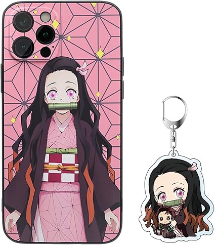 Amazon.com: Anime Phone case,Nezuko Phone Case,Anime iPhone Case ...