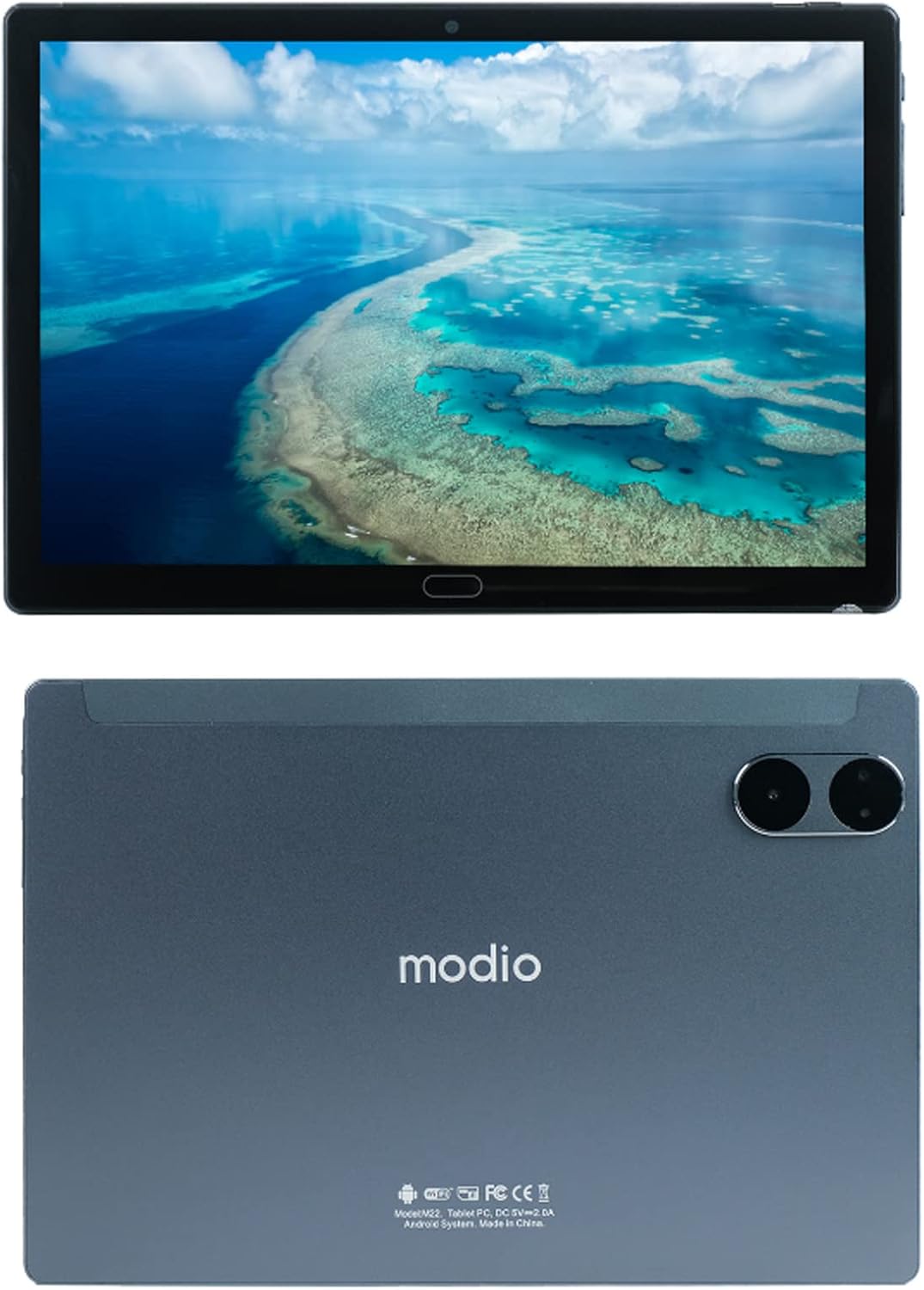 Modio 5G Tablet 10.1 inch HD Display with 6GB RAM and 128GB ROM (Gray ...