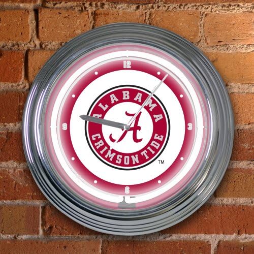 Amazon.com: 15 in Neon Clock-Alabama : Sports & Outdoors