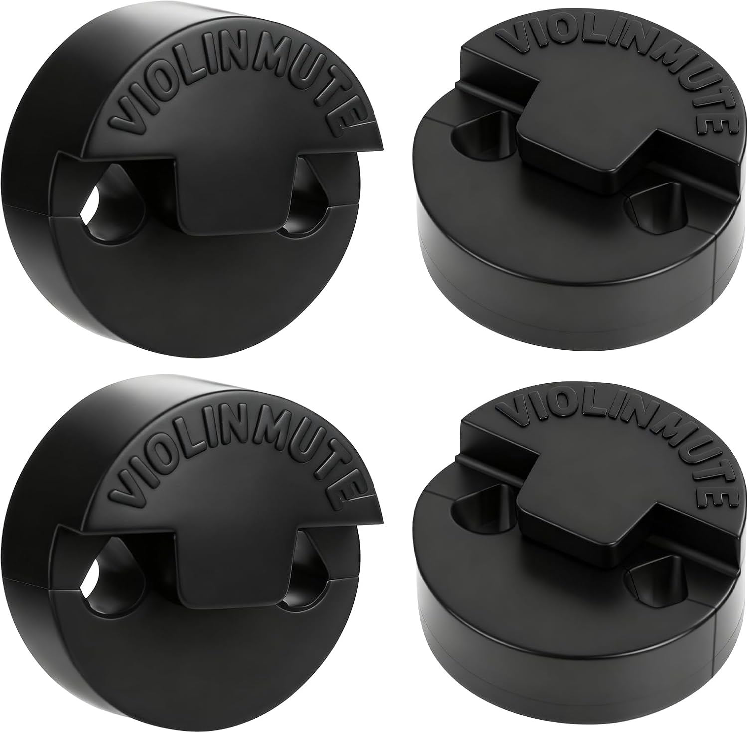 Amazon.com: 4 Pack Violin Mute Rubber Violin Practice Mute Round Style ...
