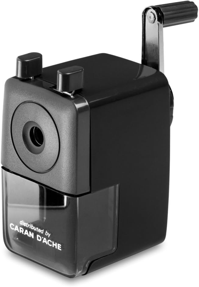 Caran d'Ache Plastic Pencil-Sharpening Machine - Black : Amazon.co.uk ...