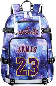 Amazon.com: FANwenfeng Basketball Player LJ23 Multifunction Backpack ...
