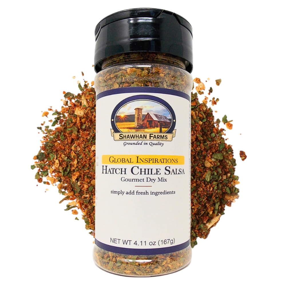 Amazon.com: Shawhan Farms Hatch Chile Salsa Starter Mix - Non-GMO - Hot ...