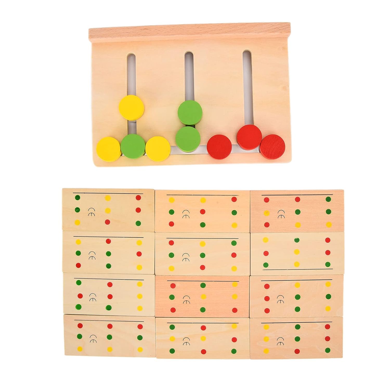 Slide Color Matching Puzzle, Slide Match Logic Game Firm Sturdy Eco ...