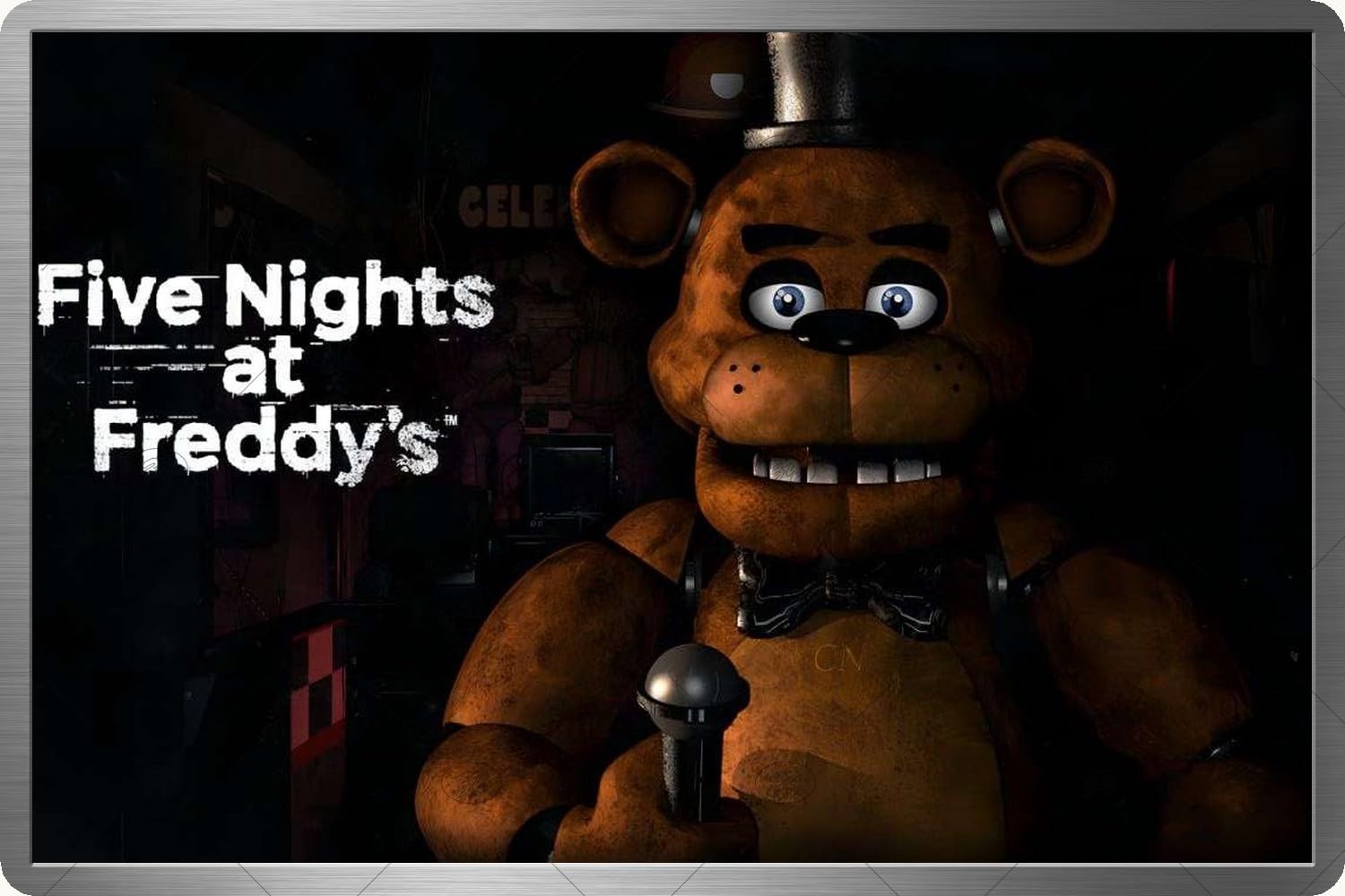 Amazon.com : FUXIZY Five Nights at Freddy's Poster funny metal tin ...