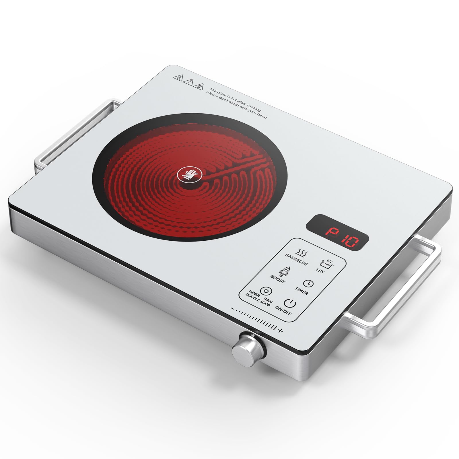 Amazon.com: VEXMAECY 1800W Portable Ceramic Infrared Hot Plate ...