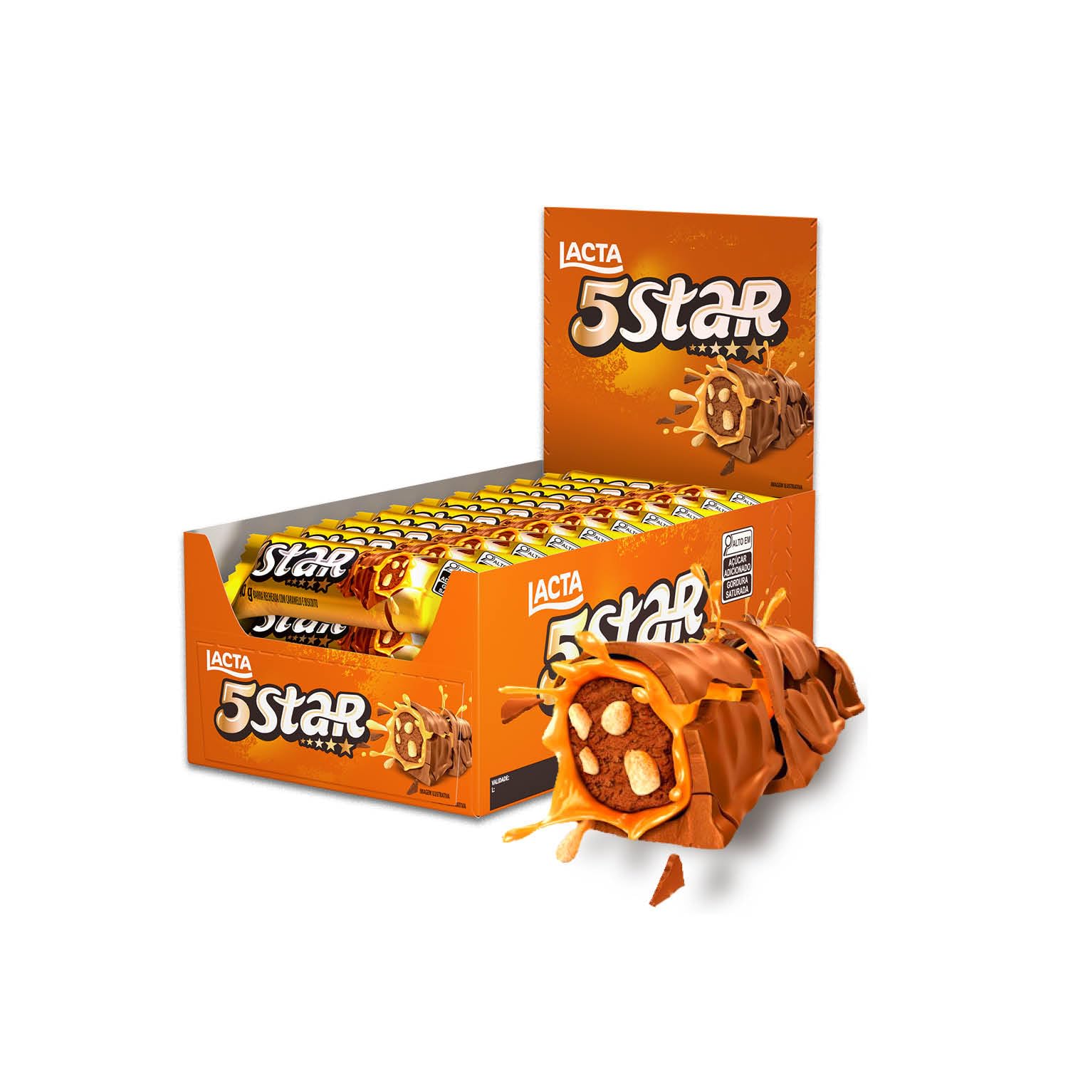 5 Star display com 18 unidades de 40g : Amazon.com.br: Alimentos e Bebidas