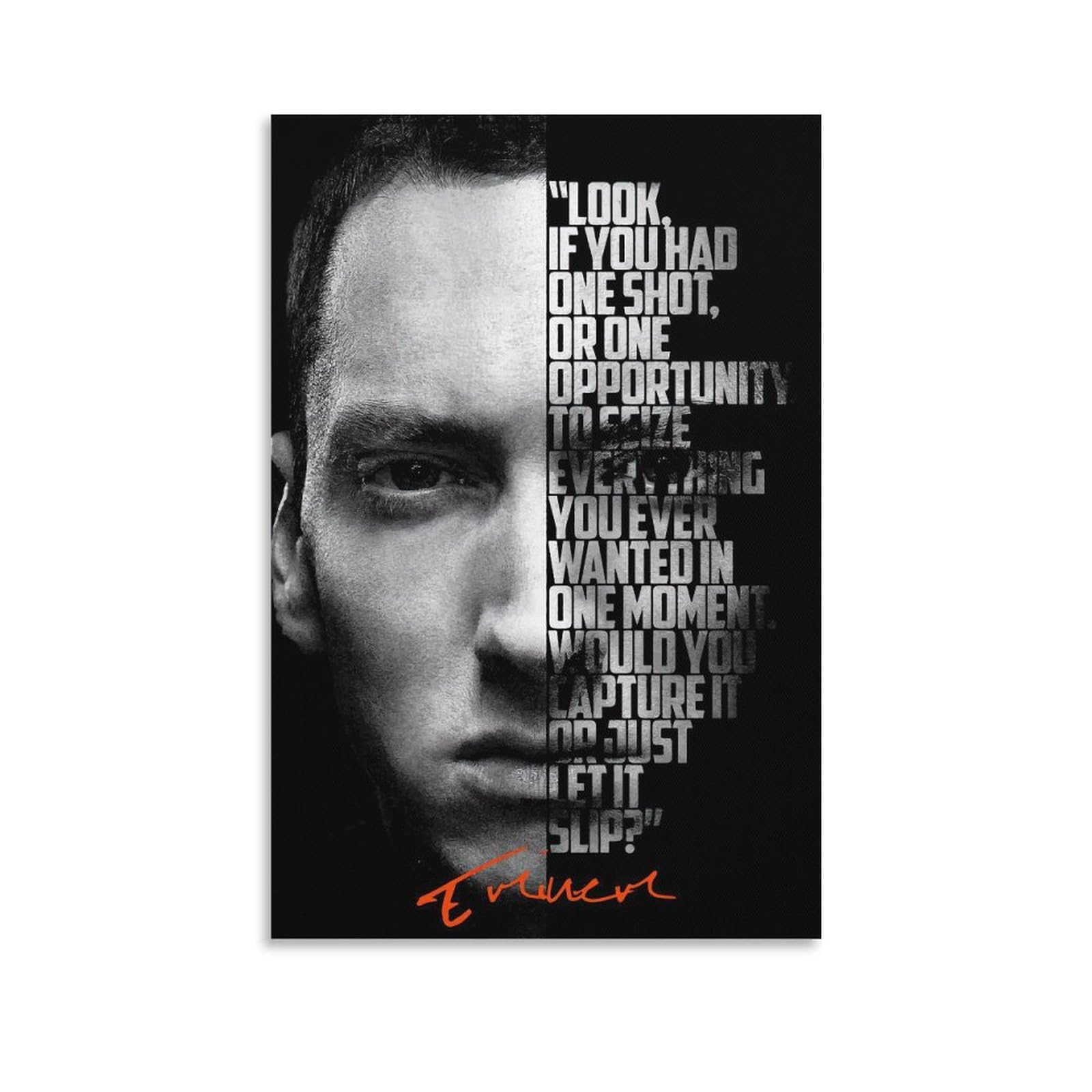 FFHAVITWE Eminem Poster Music Vintage (5) Poster Decorative Painting ...