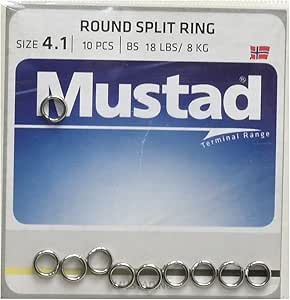 MUSTAD rotonda split Ring : Amazon.it: Sport e tempo libero