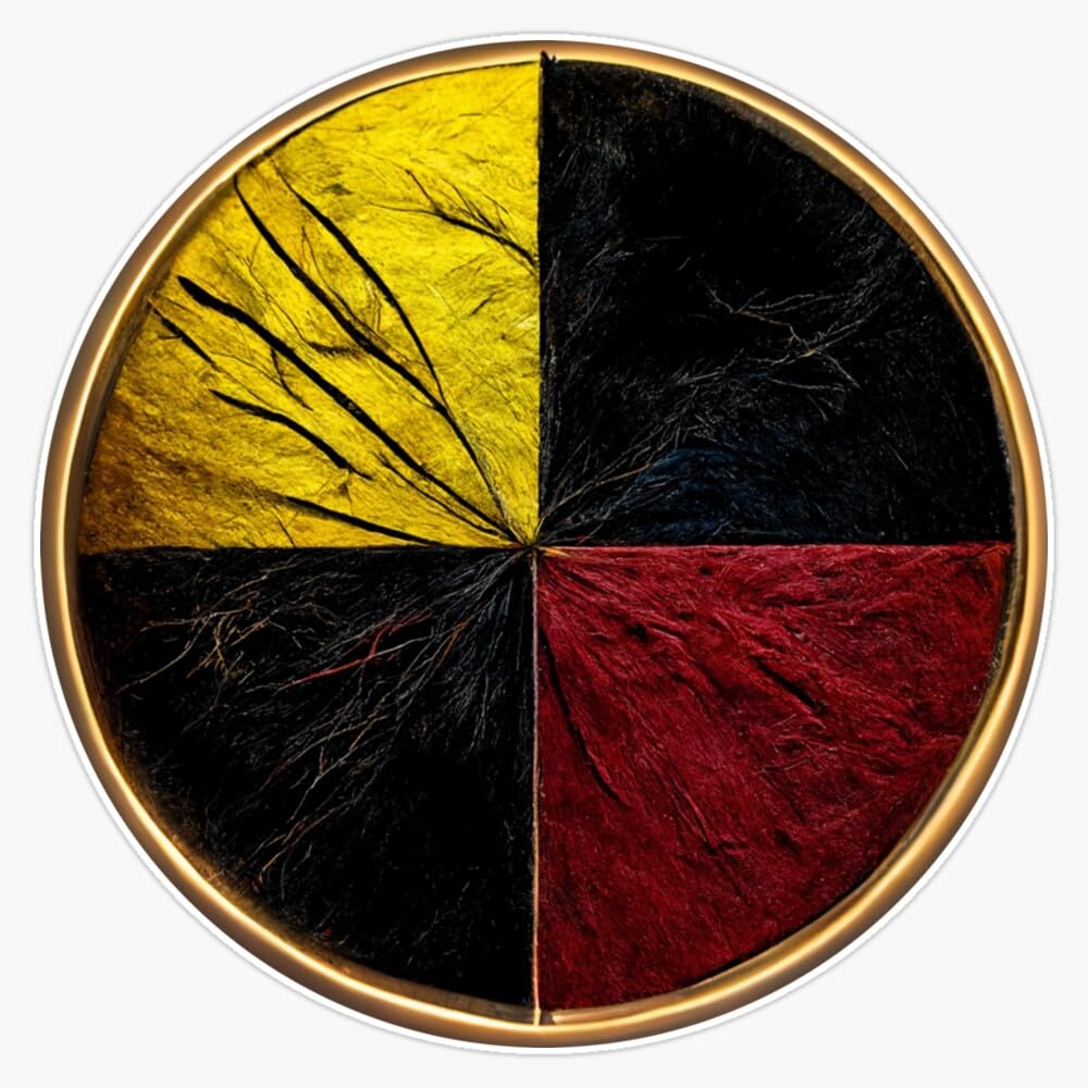 Amazon.com - Indigenous Medicine Wheel Wheel of Life Native America ...