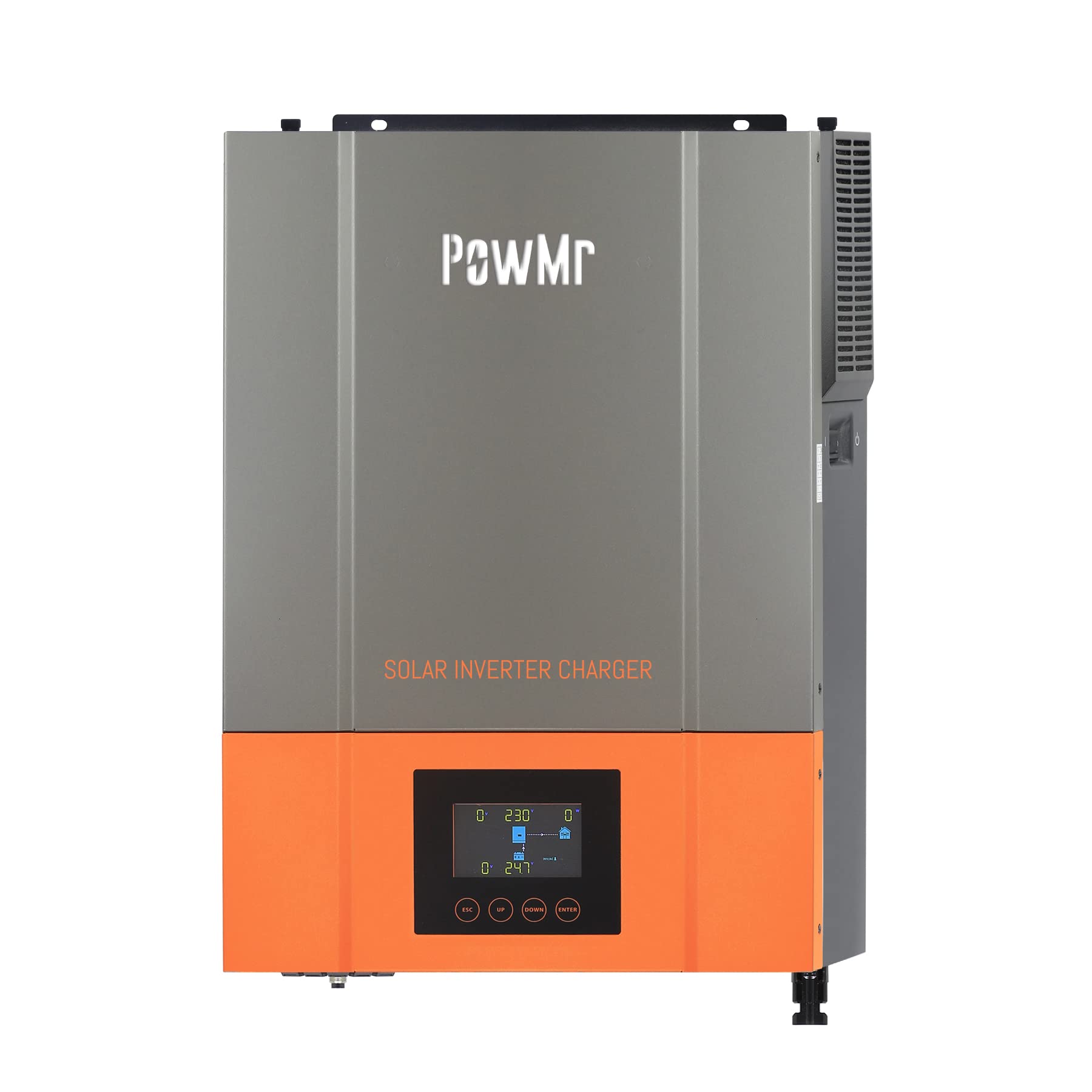 Buy PowMr 6000W Solar Hybrid Inverter 48V DC to 220-230VAC,Off-Grid All ...