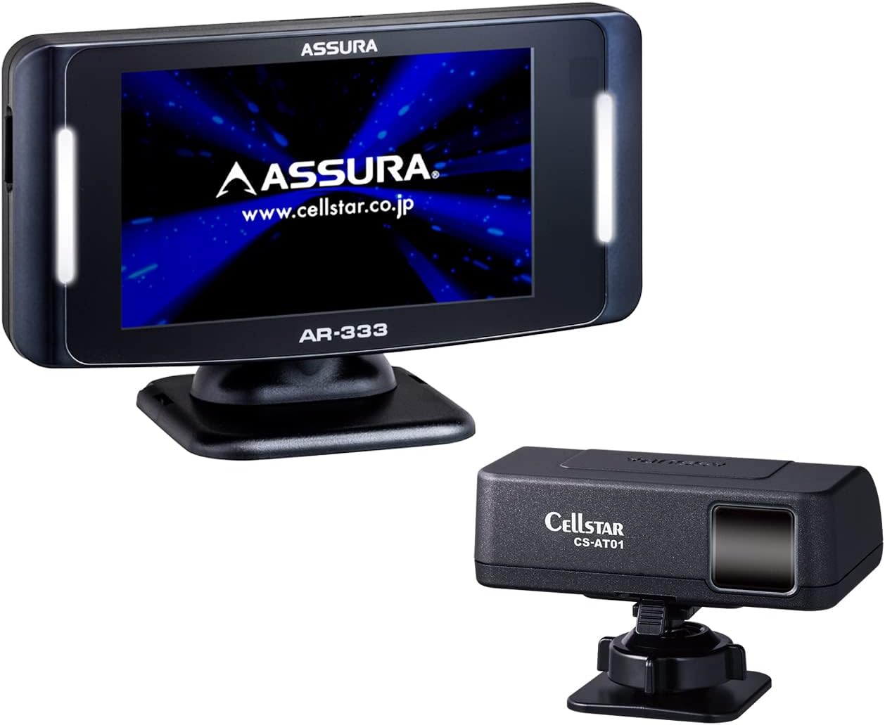 Amazon | セルスター(CELLSTAR) レーザー光対応&GPSレーダー探知機 AR-333 一体型 18バンド トリプルセンサー ゾーン30対応 OBDII対応 3.2インチ GPS ...