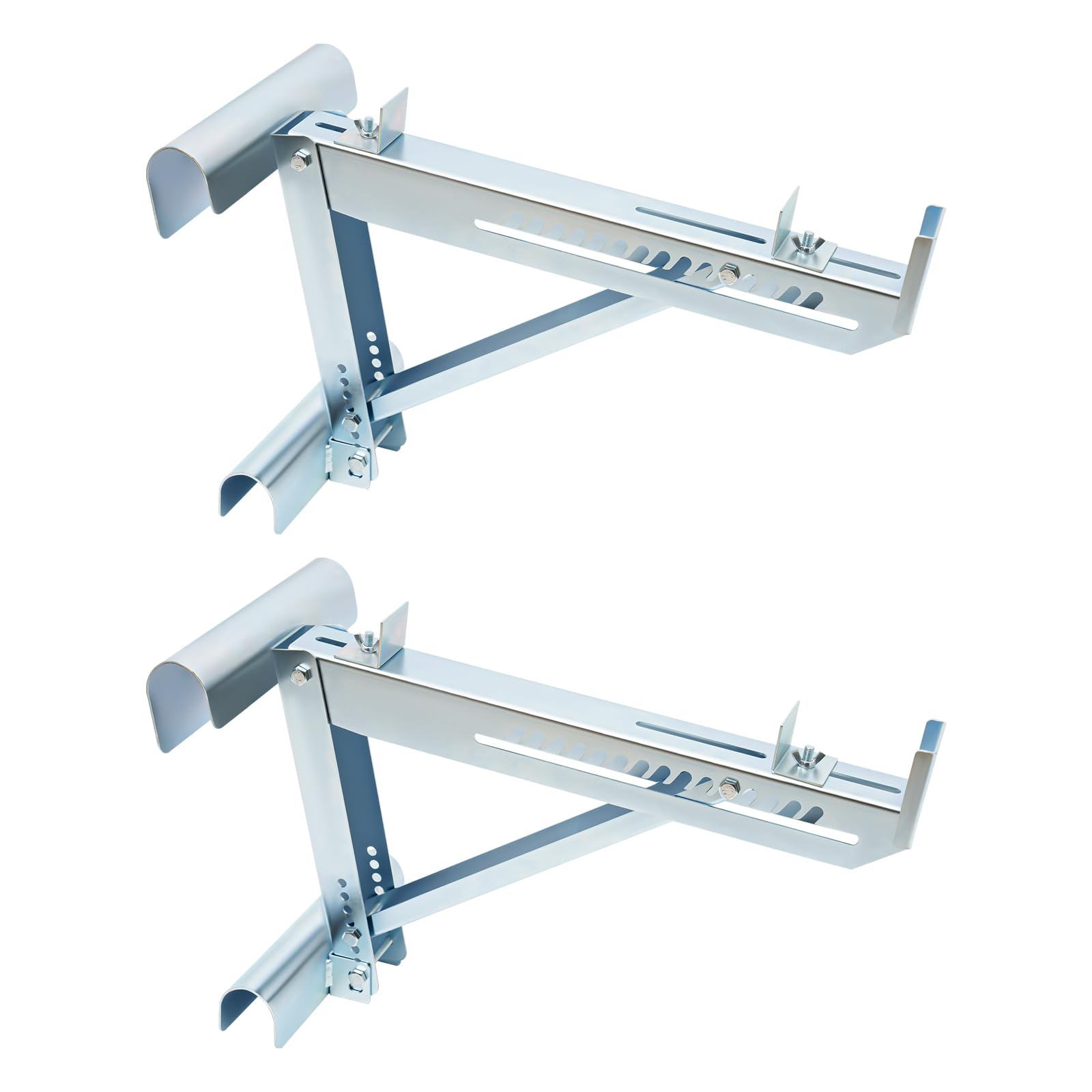 Amazon.com: 2 Pack Ladder Jacks Scaffold Bracket - Two-Rung Short Body ...