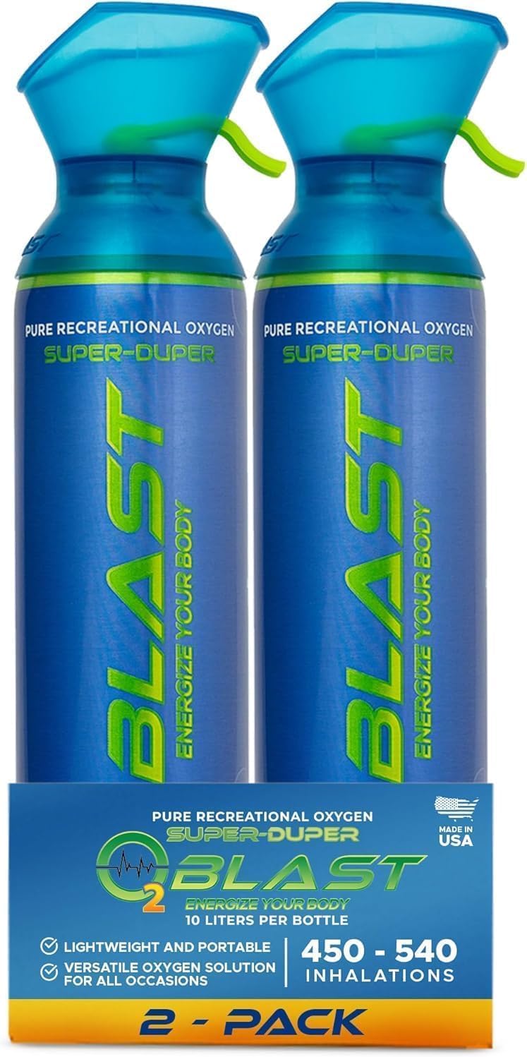 Amazon.com: O2 Blast - Pure Oxygen Supplement, Portable Can Filled with ...