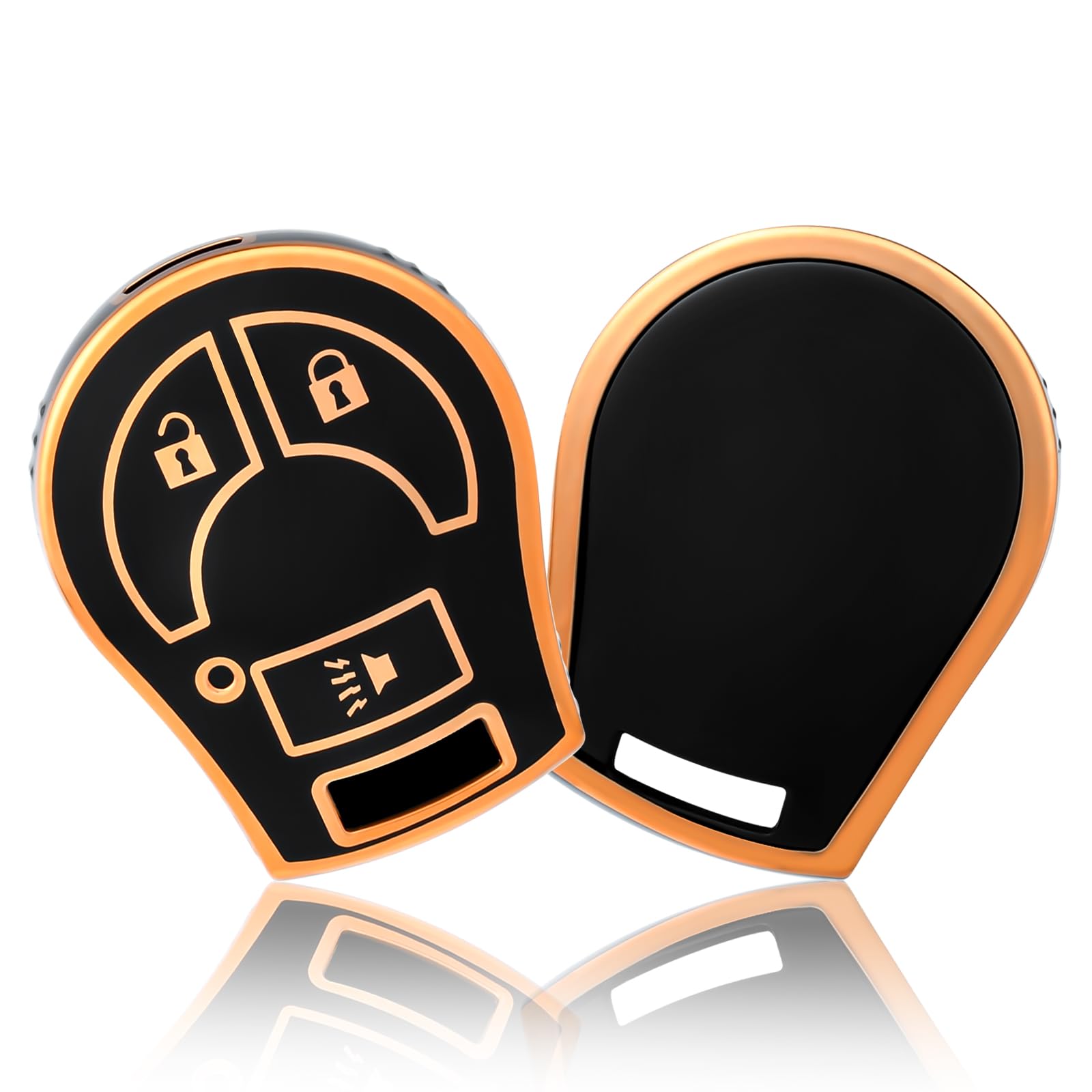 Amazon.com: OFFCURVE for Nissan Key Fob Cover, Car Key Cover Case for ...