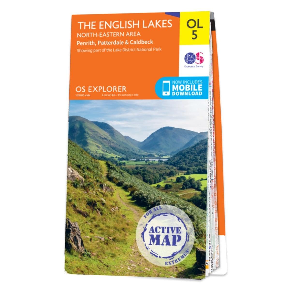 The English Lakes: North-Eastern Area Map | Weatherproof | Penrith ...
