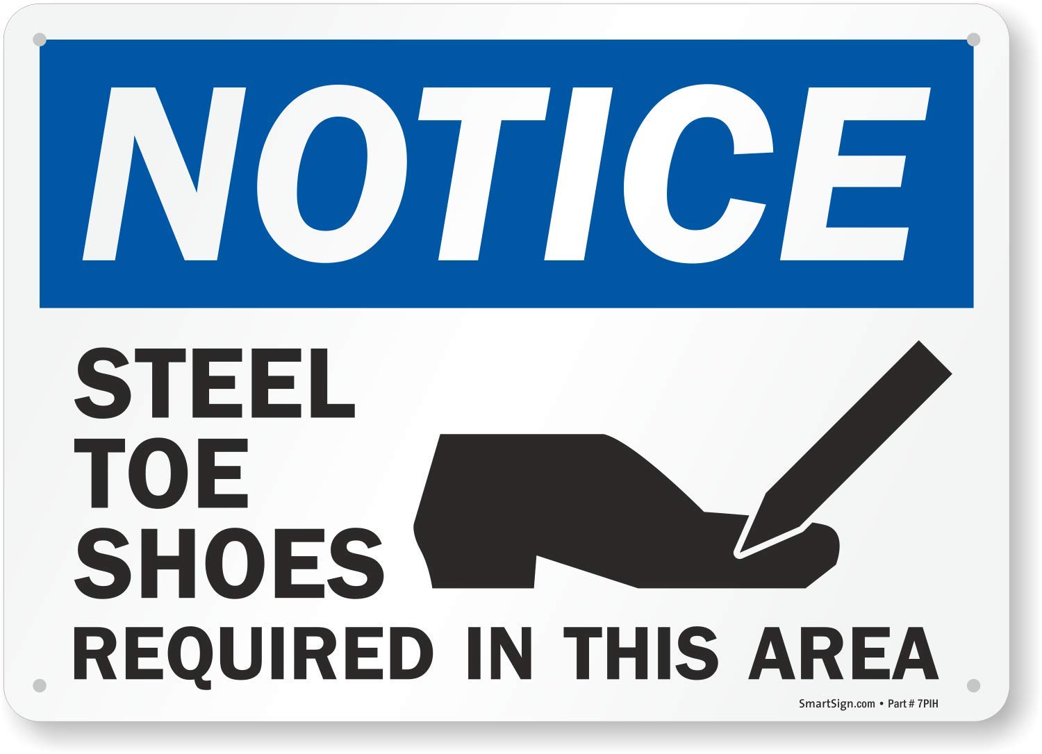 Wear Safety Shoes Sign