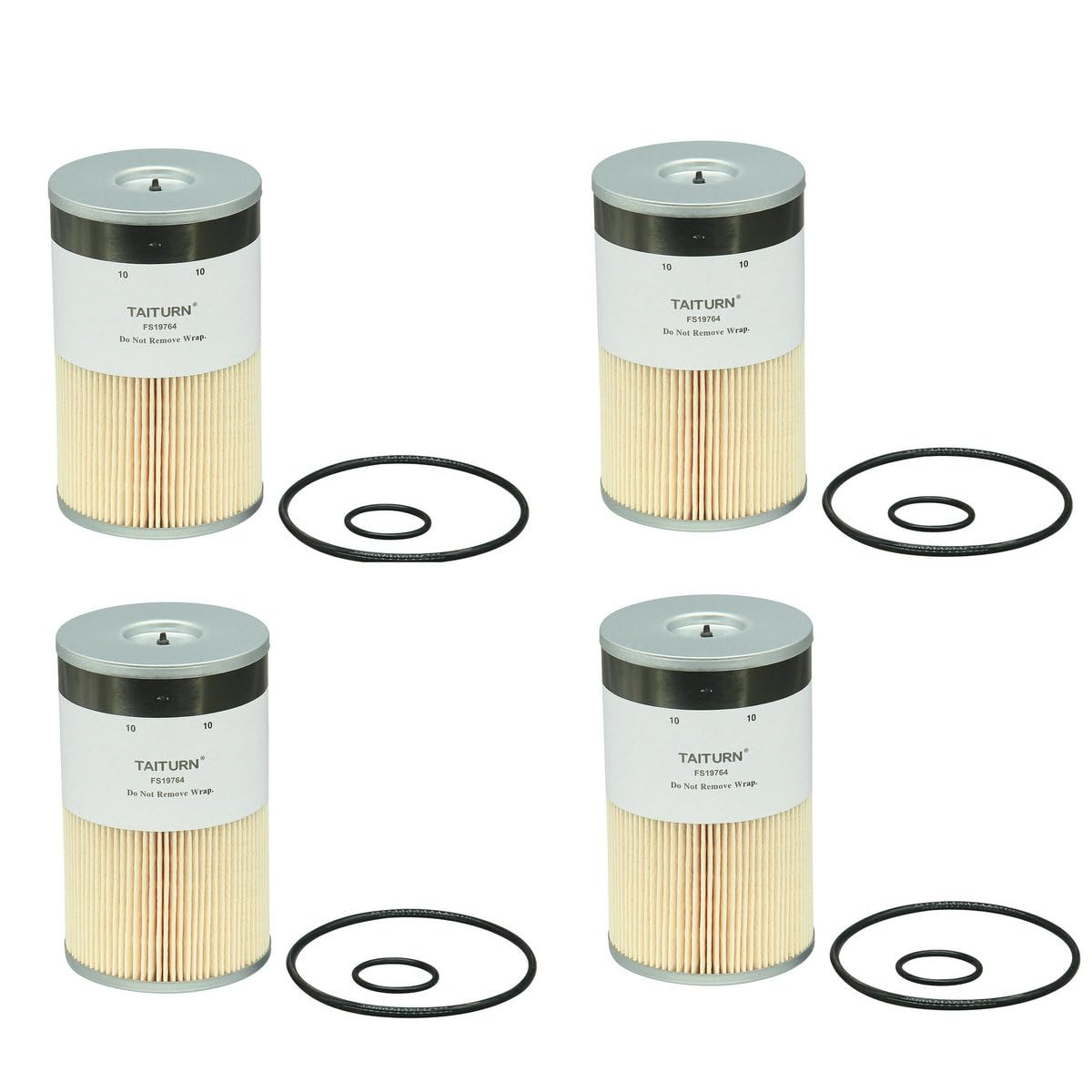Amazon.com: 4 Pack of FS19764 Fuel Filter Water Separator Fits Cummins ...