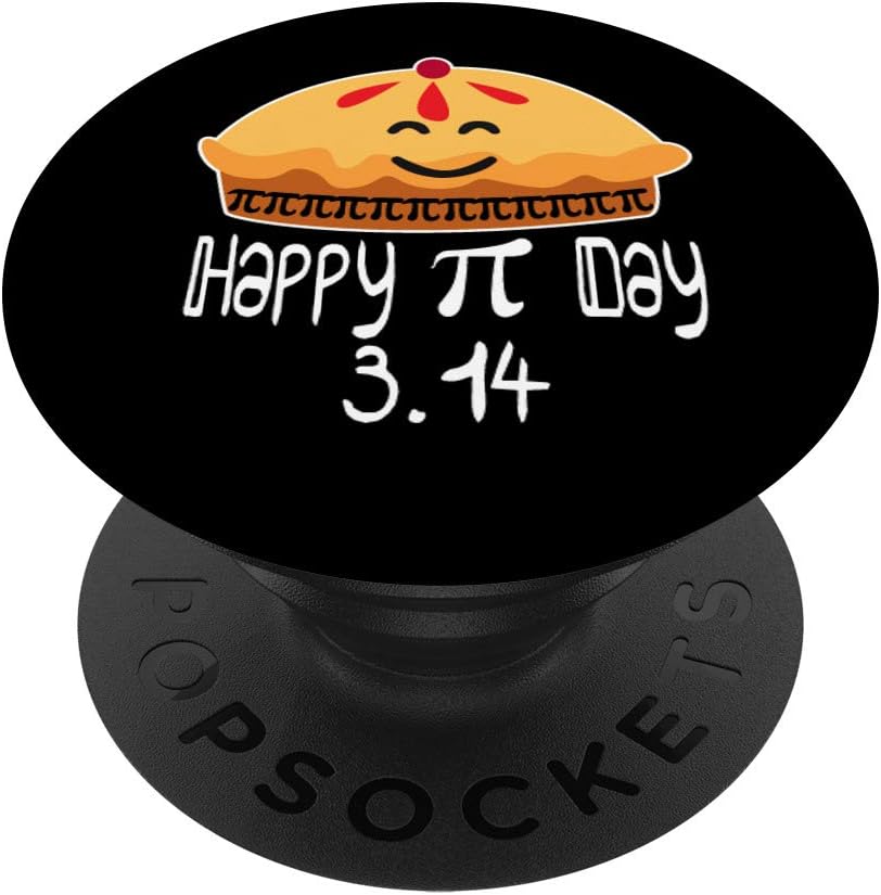 Amazon.com: Pi Day 3.14 Pie Maths Birthday Nerd Gift PopSockets PopGrip ...