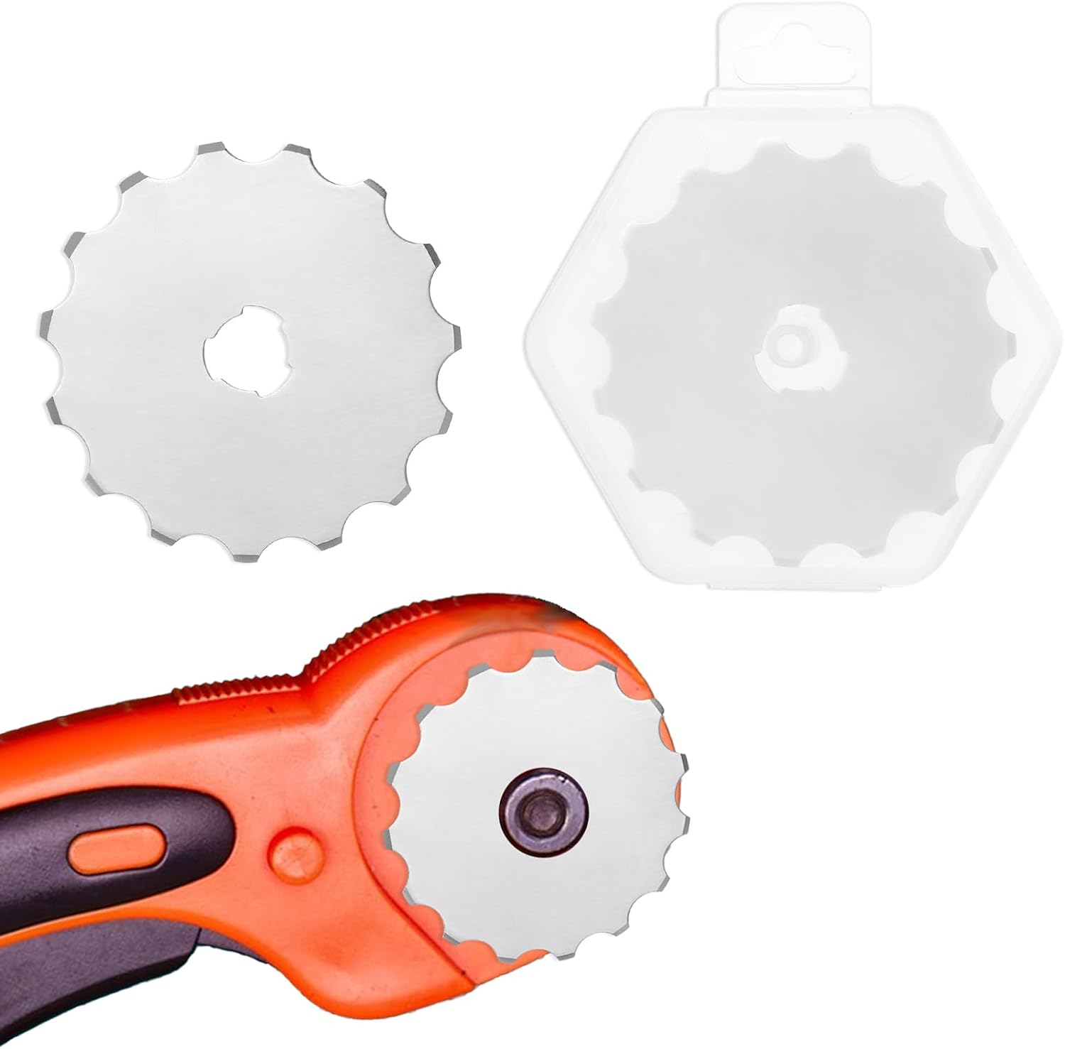 Amazon.com: 2 Pieces Perforating Rotary Replacement Blades 45 mm ...