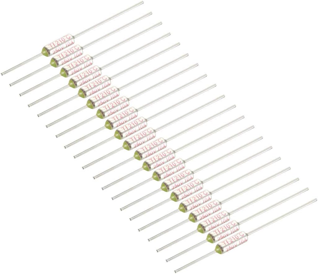 sourcingmap 250V 10A 210℃ Celsius Circuit Cut Off Temperature Thermal ...
