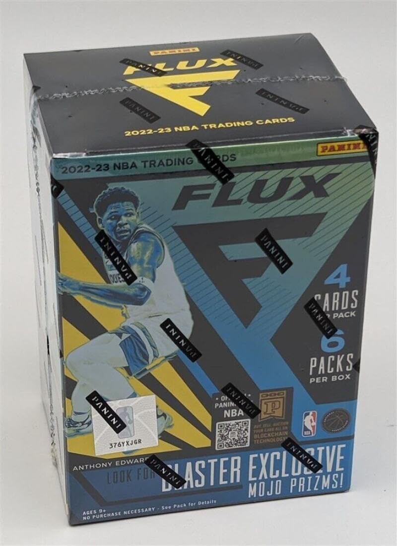 2022-23 NBA Panini FLUX Basketball Factory Sealed Blaster Box 6 Packs ...