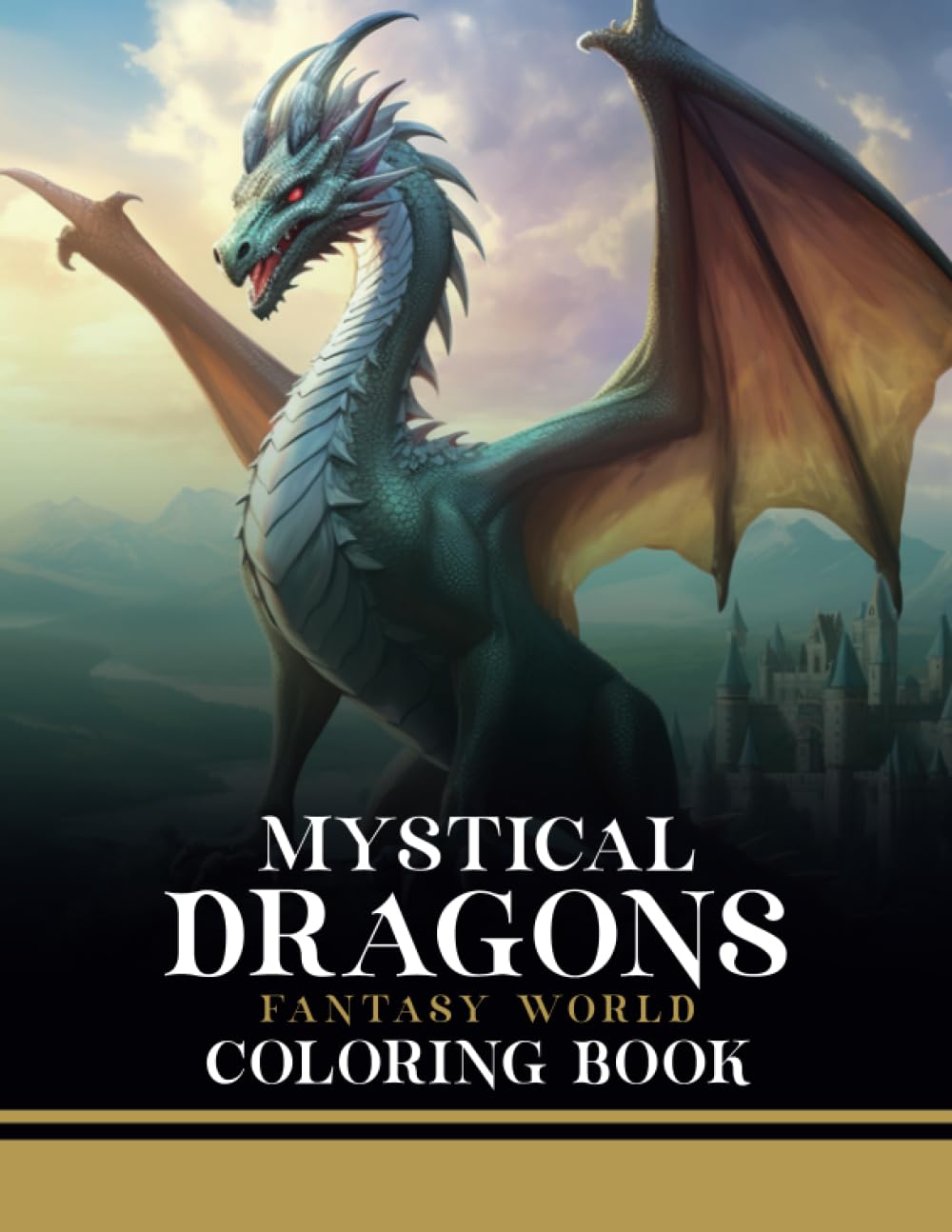 Amazon.com: Mystical Dragons Fantasy World Coloring Book: 50 ...
