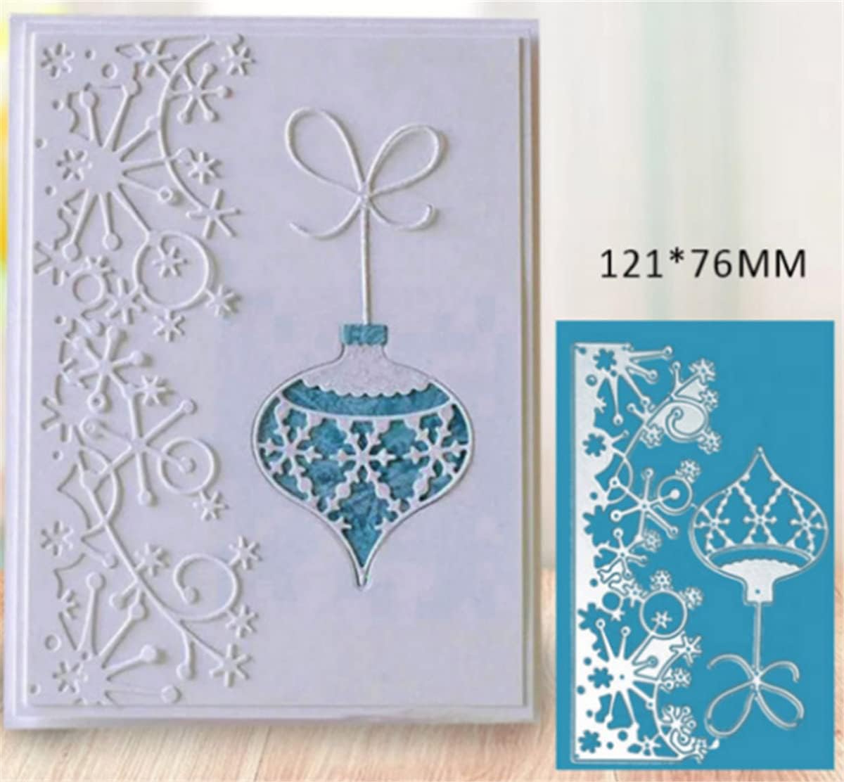 Amazon.com: 2 PCS Dies for Christmas Card Making, AFUNTA Snowflake ...