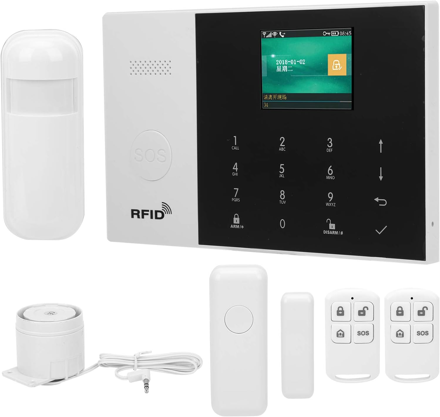 Clicklife - Kit Alarma WiFi gsm Sistema de Seguridad Casa Negocio App ...