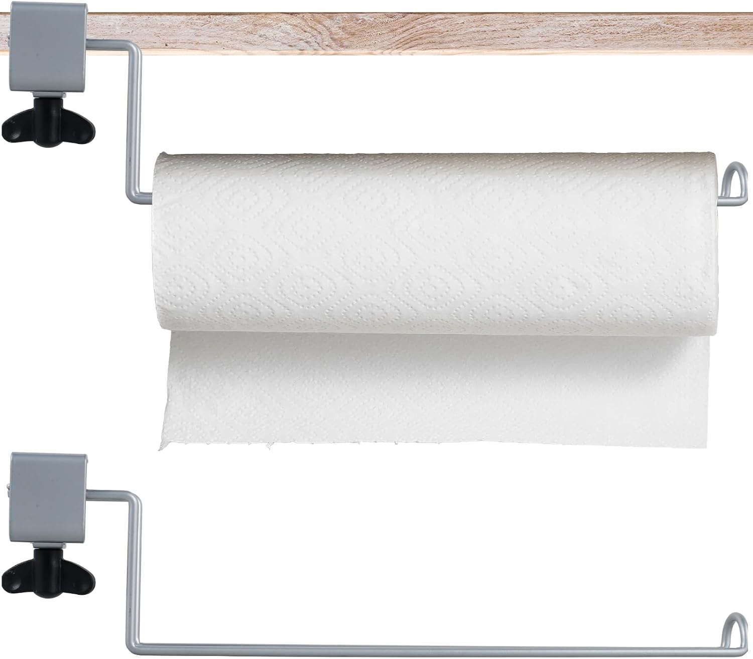 Amazon.com - 2Pcs Cabinet Paper Towel Holder with Adjustable Clip ...