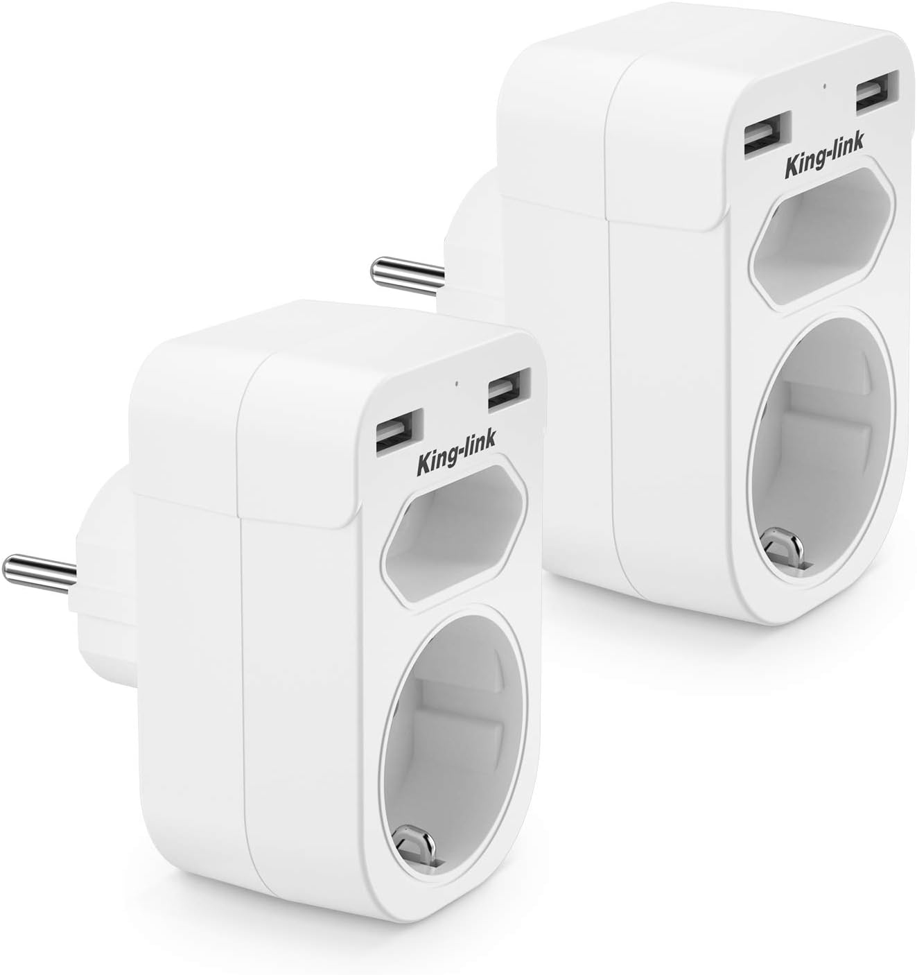 TESSAN USB Steckdose, 3600W Mehrfachstecker mit USB, Steckdosenadapter ...