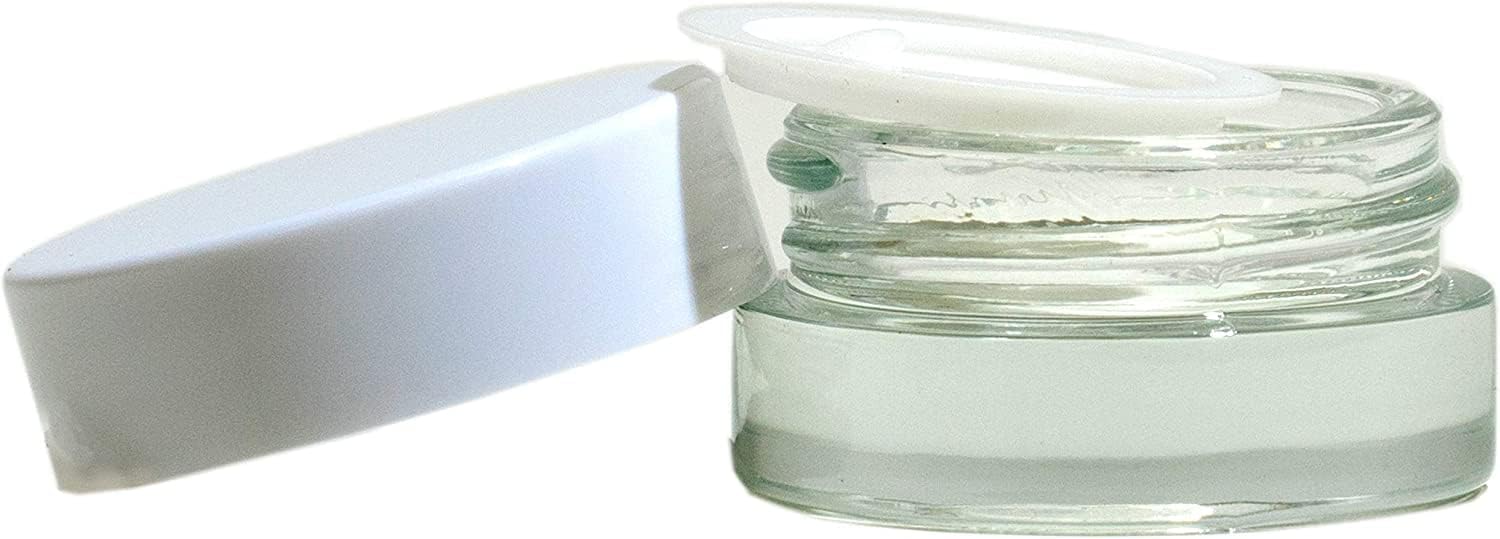 7ml Glass Shoulderless Screw Top Jars w/Grooved Anti-Leak Gasket ...