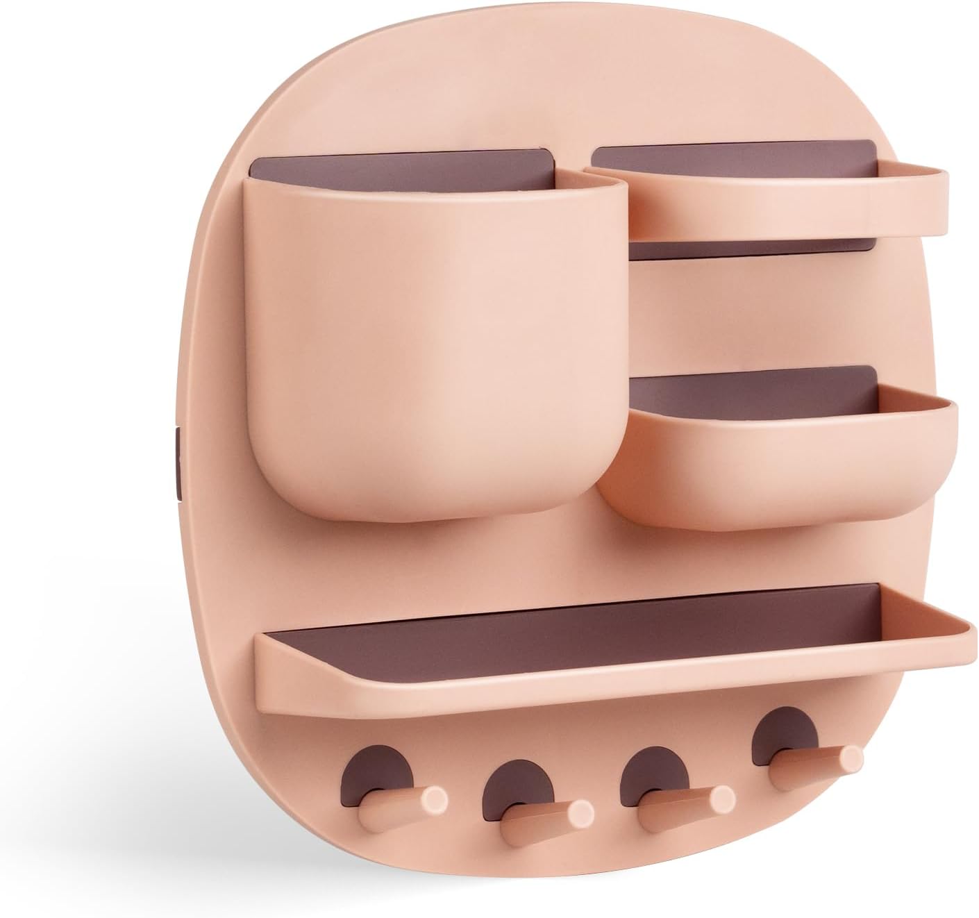 Amazon.com: BusonQueen Wall Mounted Pen Pencil Holder Nail-Free Key ...