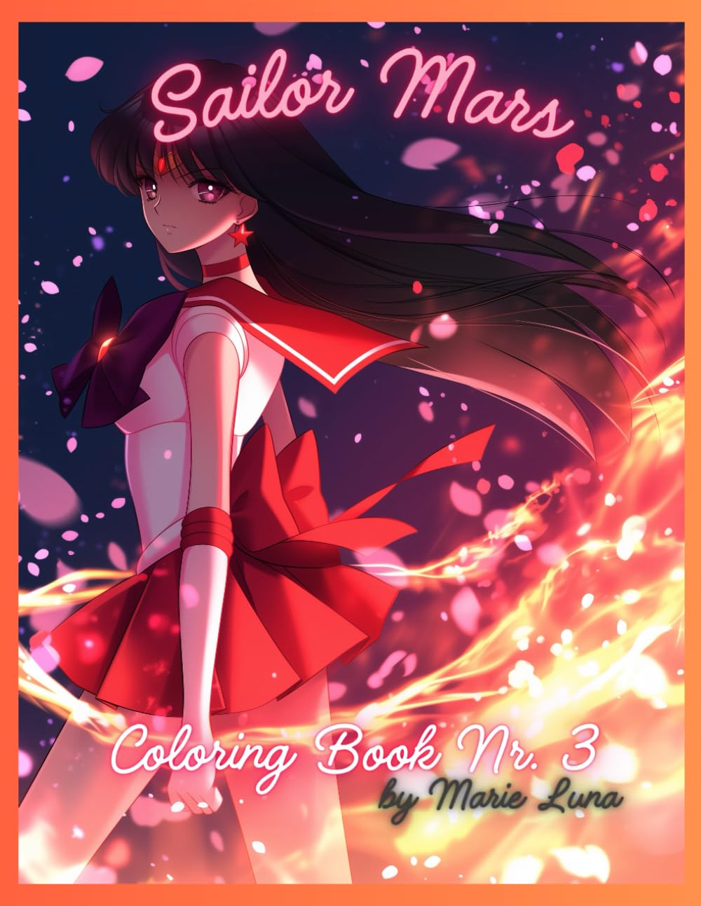 Amazon.com: Sailor Mars Coloring Book Nr. 3 (Coloring Book Sailor Moon ...