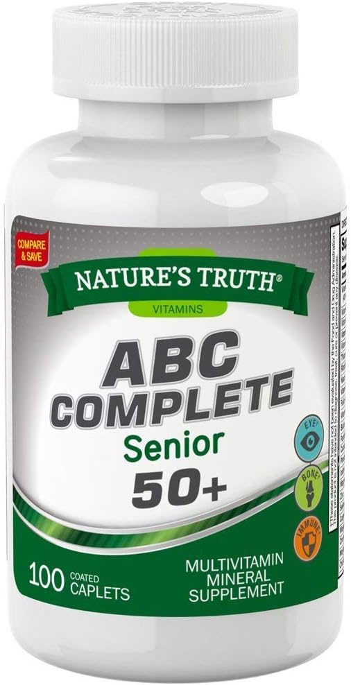 Amazon.com: Nature's Truth ABC Complete Senior 50+ Multivitamin 100 ...