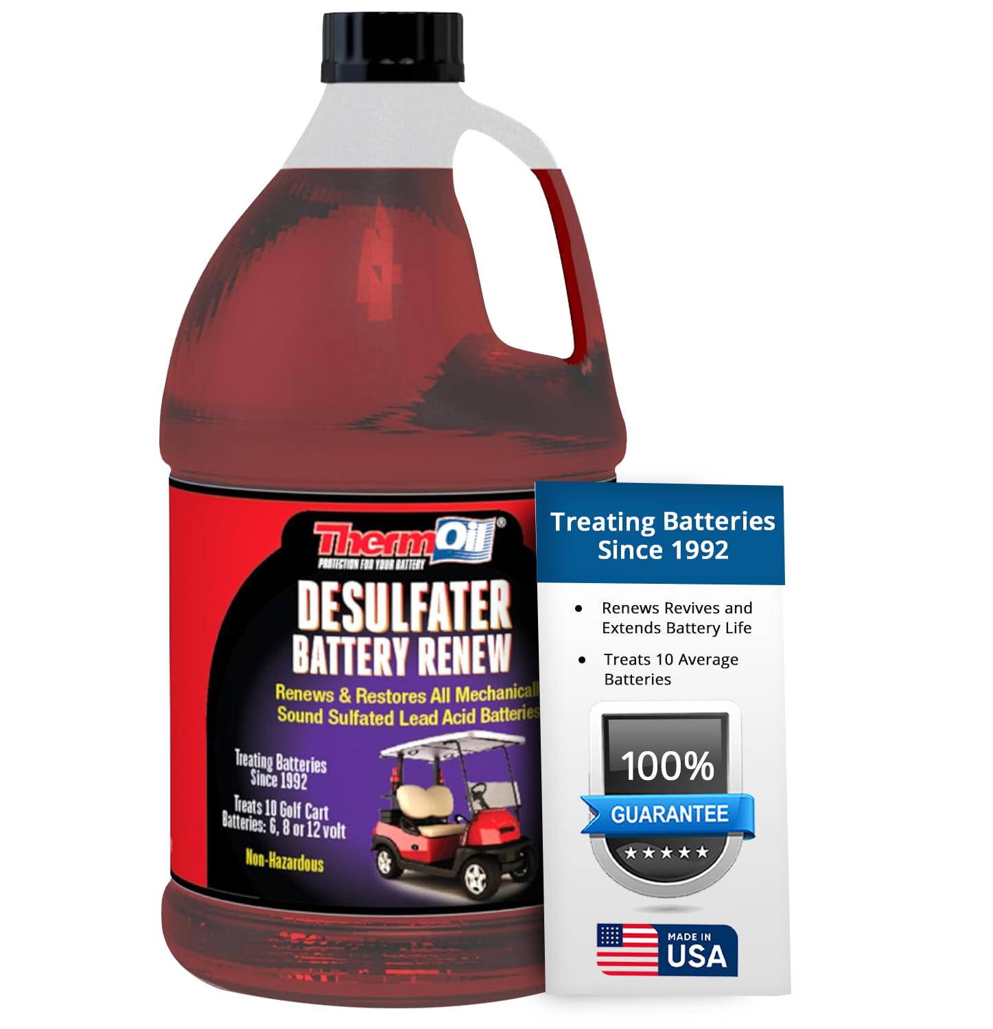 Amazon.com: Thermoil® DeSulfater Golf Cart Solution Renews Restores ...