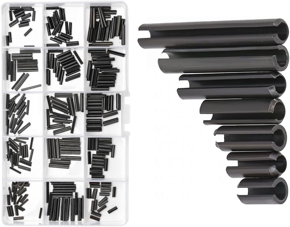Spannstift Hohlsplinte Hohl Federstifte Manganstahl Sortiment Set M1,5 ...