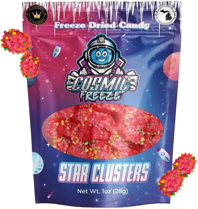 Amazon.com: Cosmic Freeze Berry Star Clusters Freeze Dried Candy ...
