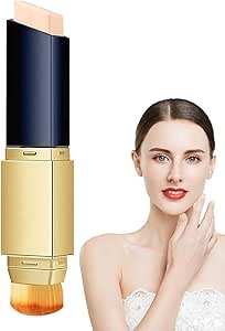 White Foundation Stick | 2-in-1 White Foundation Stick with Brush ...