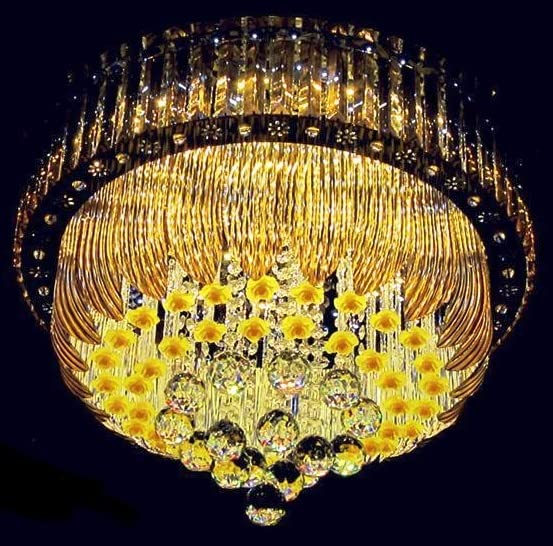 Buy siddhika Light Glass Chandelier Light (Multicolor) Online at Low ...