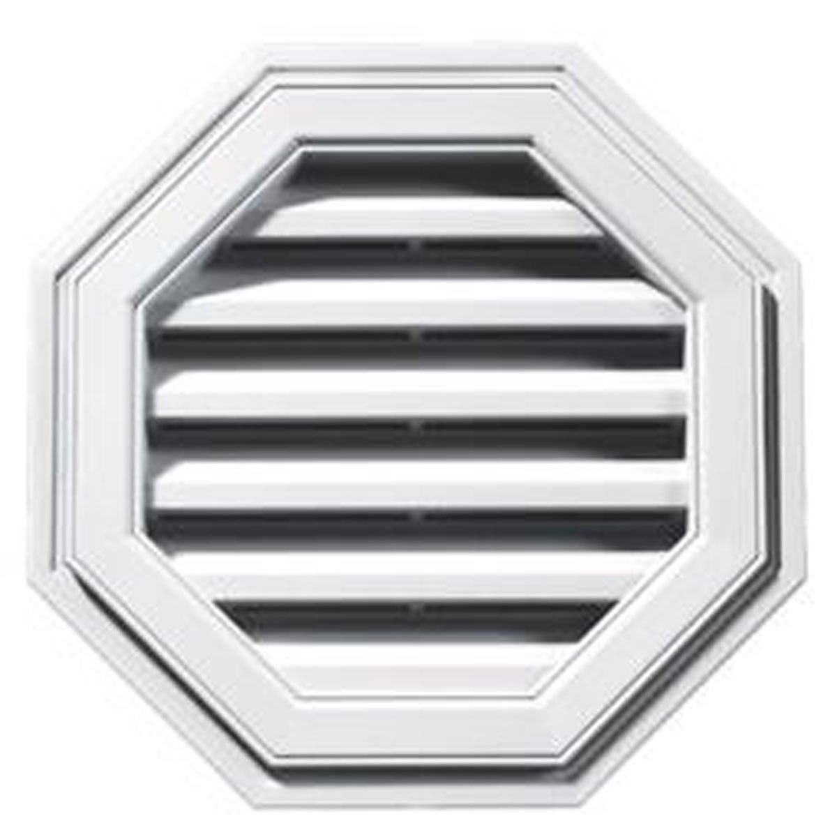 18-Inch Octagon Gable Vent - White - Amazon.com