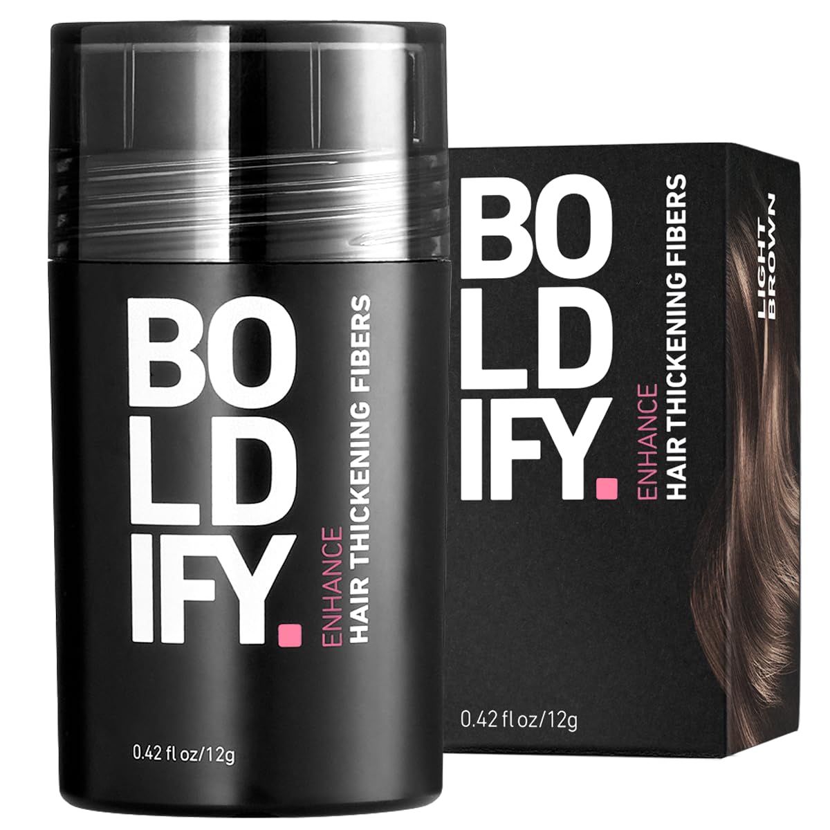 Buy BOLDIFY Hair Fibers for Thinning Hair (LIGHT BROWN) Hair Powder ...