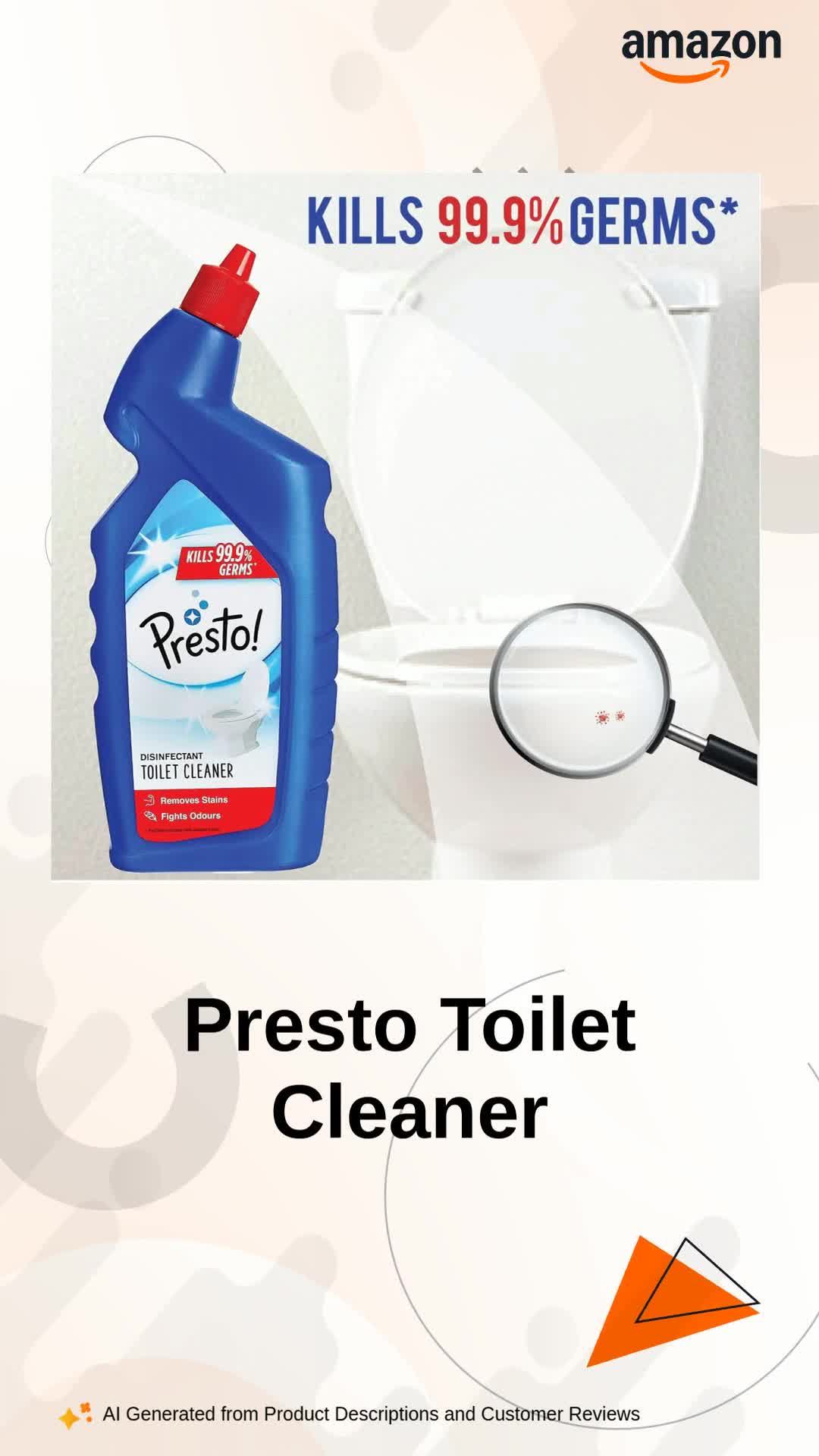 Watch Presto Toilet Cleaner on Amazon Live